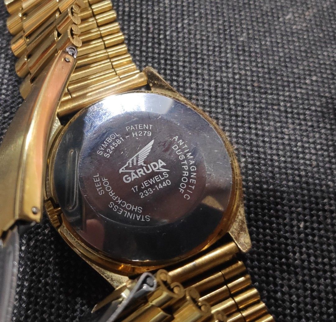 vintage garuda 17 jewels, Men's Fashion, Watches & Accessories, Watches ...