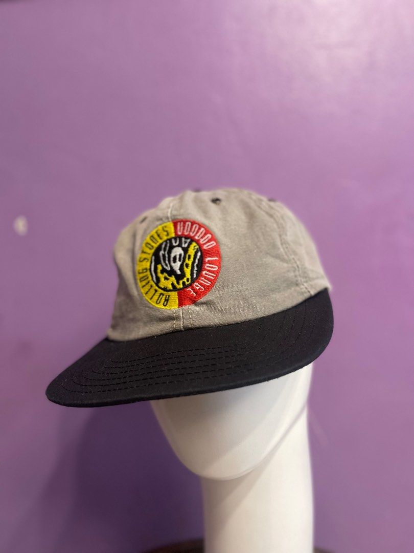 Vintage Rolling Stones Voodoo Lounge Band Hat 90s Made in USA, Men's ...