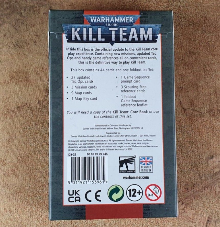 Warhammer 40K Kill Team Critical Ops Card Pack NEW, Hobbies & Toys ...