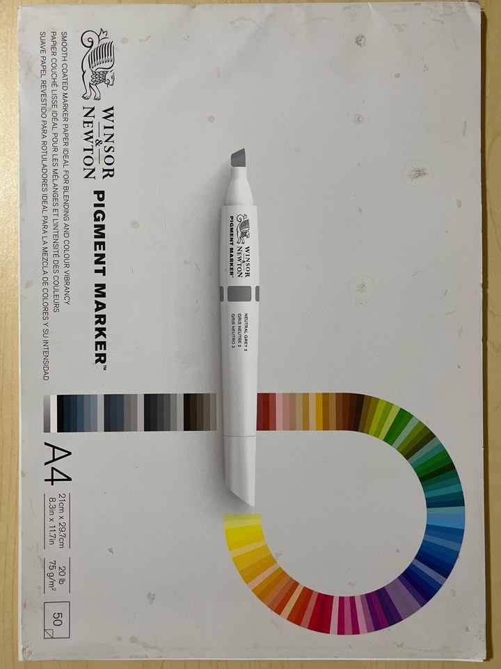 Winsor&Newton Pigment Marker Paper on Carousell