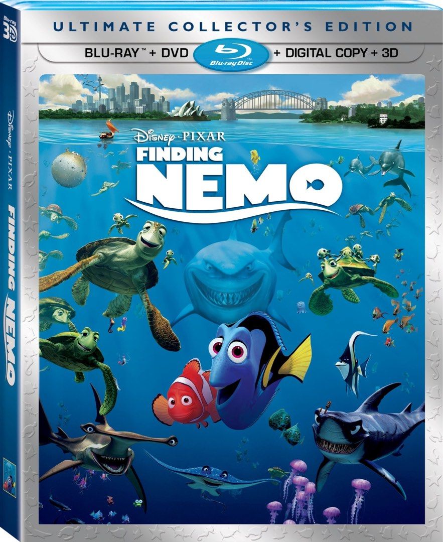 Wreck It Ralph - Toy Story 3 - Finding Nemo - 3D Blu-ray with ...