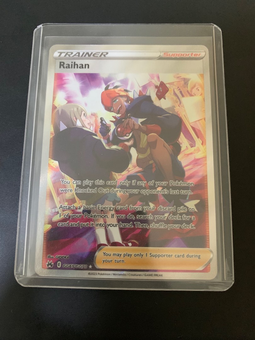 WTS Pokemon card raihan full art, Hobbies & Toys, Toys & Games on Carousell