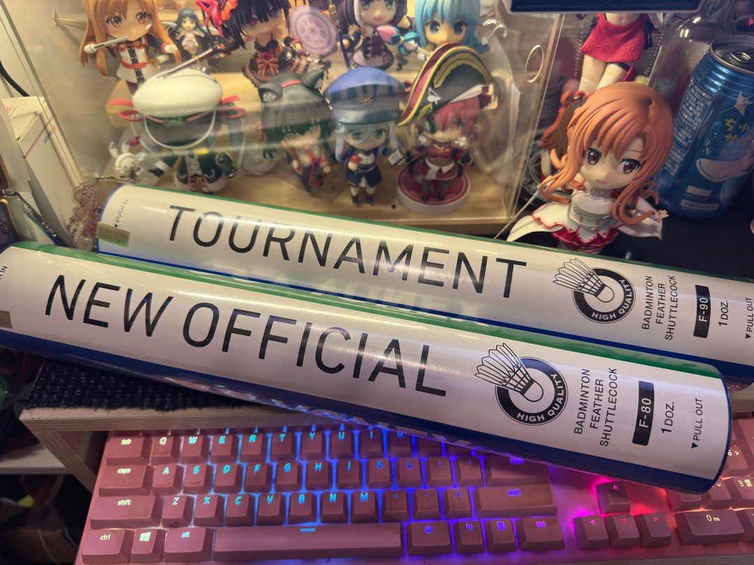 Yonex 比賽級羽毛球 F90 (made in Japan), F80 親自帶回港，少量可出售體驗職業球員比賽用球。, 運動產品, 運動與 ...