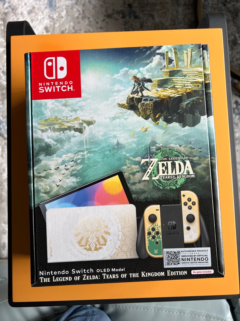 Zelda Tears of the Kingdom (TOTK) Switch OLED, Video Gaming, Video Game ...