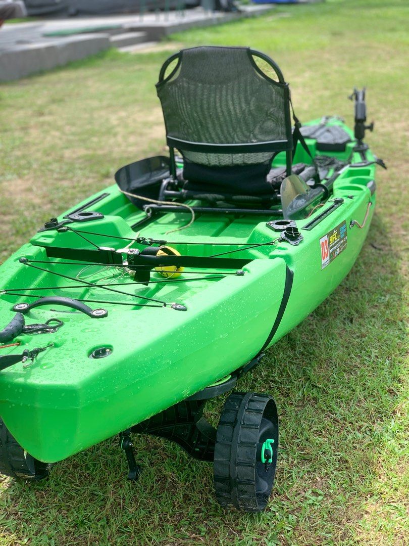 11 ft Kayak with Turbo Fin. Park Kokomo, Sports Equipment, Fishing on ...