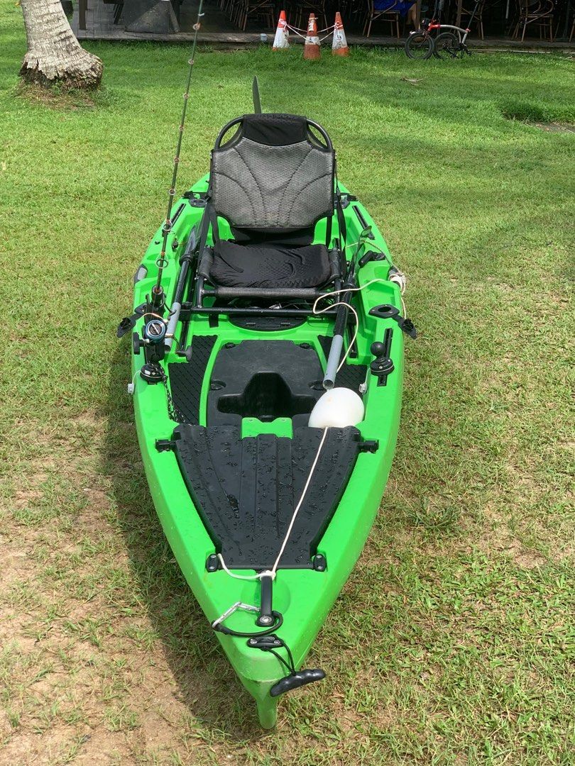 11 ft Kayak with Turbo Fin. Park Kokomo, Sports Equipment, Fishing on ...