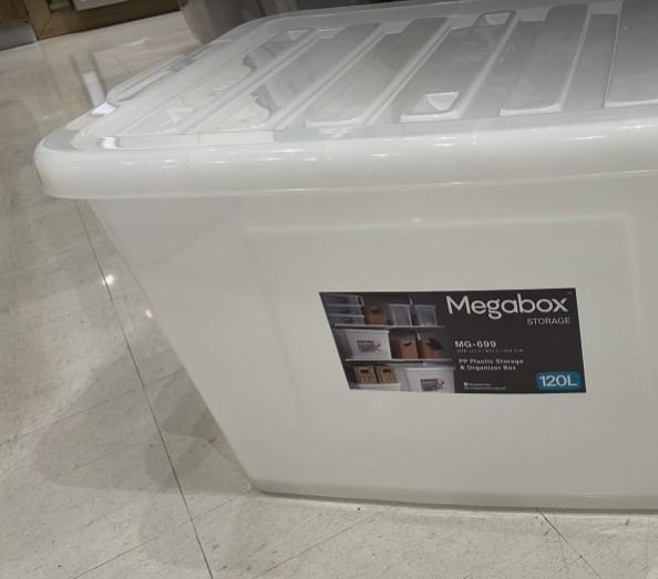 120L MEGABOX STORAGE BOX BIG - To Camarin QC, Furniture & Home Living ...