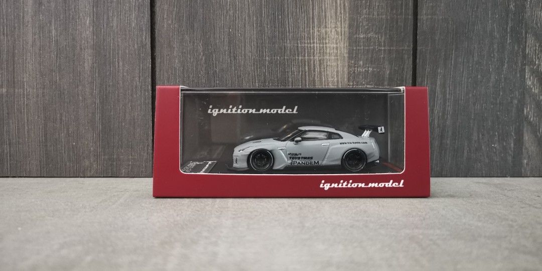 1/64 IG1749 Ignition Model Pandem Nissan R35 GT-R (Matte Grey), Hobbies ...