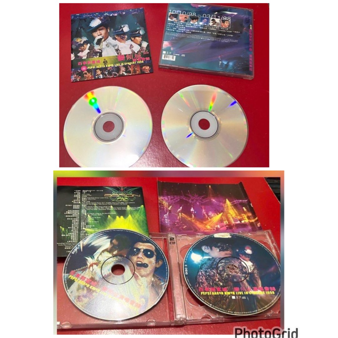 百事郭富城一變傾城演唱會1998 2CD, 興趣及遊戲, 音樂、樂器 & 配件, 音樂與媒體 - CD 及 DVD - Carousell