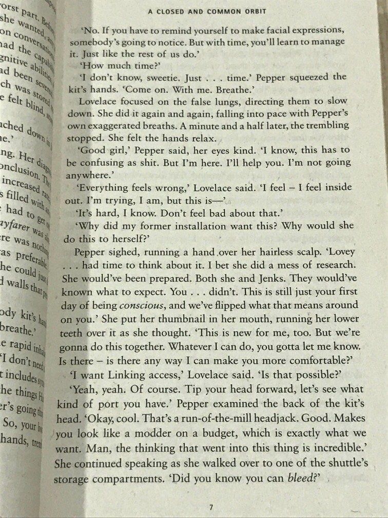 A Closed and Common Orbit - Becky Chambers, Hobbies & Toys, Books ...