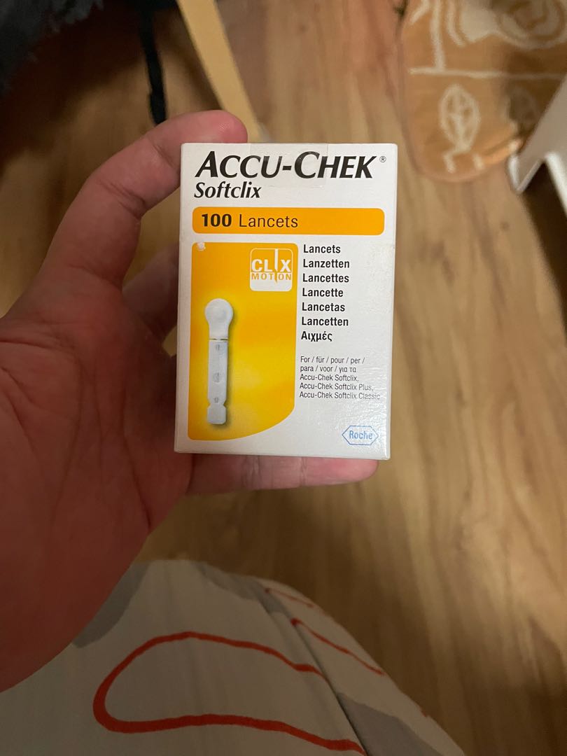 Accu-Chek 100 lancets, Health & Nutrition, Medical Supplies & Tools on ...