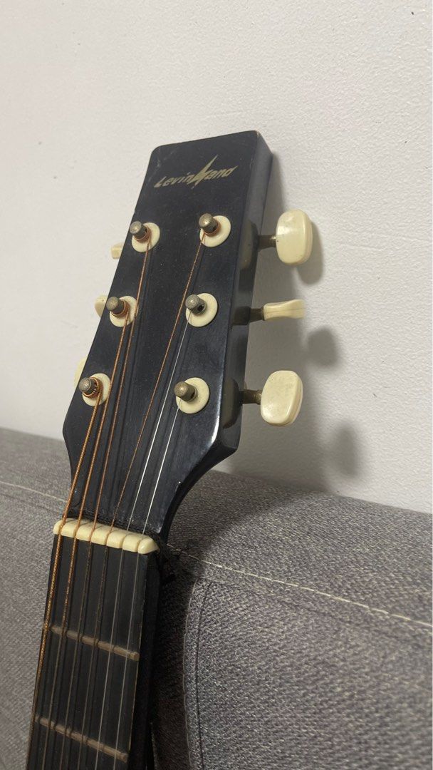 Acoustic/Electric Levinhand Guitar, Hobbies & Toys, Music & Media ...