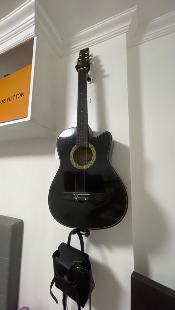 Acoustic/Electric Levinhand Guitar, Hobbies & Toys, Music & Media ...