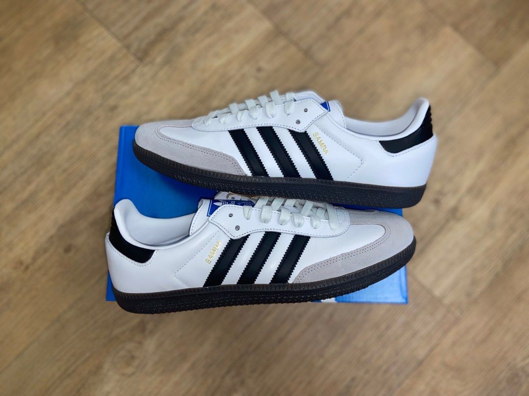 Adidas Samba OG White, Men's Fashion, Footwear, Sneakers on Carousell