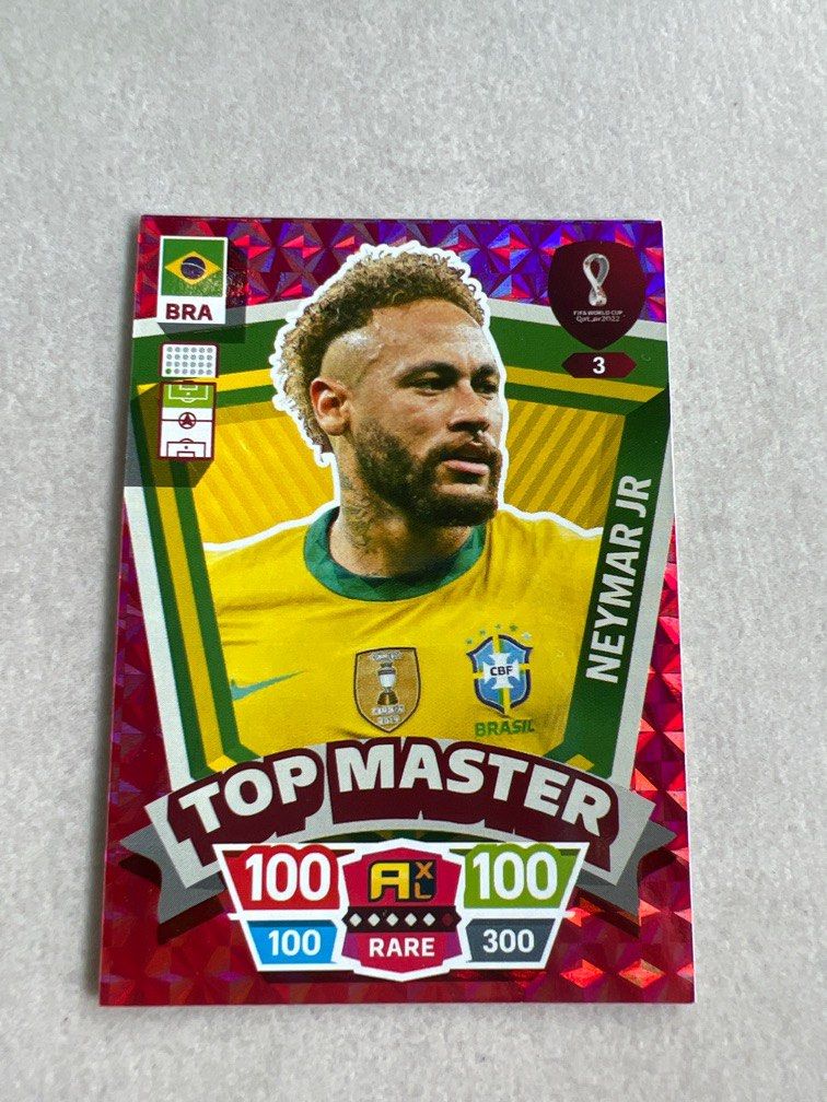 Adrenalyn FIFA World Cup Qatar 2022 Top master Neymar Jr, Hobbies ...