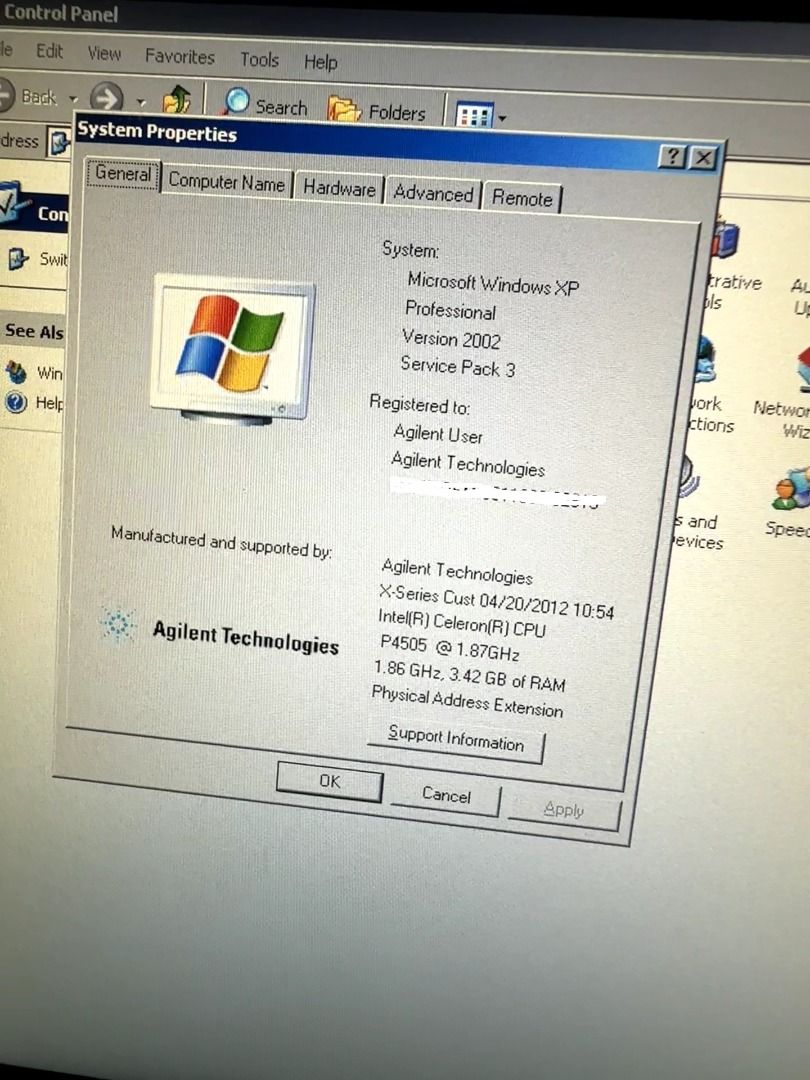 Agilent EXA Signal Analyzer N9010A Rev. A.10.53 503 w1312-60197, Health ...