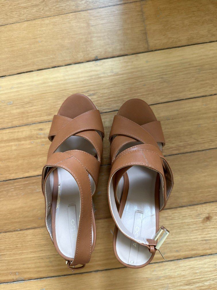 ALDO wedge sandals, Women's Fashion, Footwear, Wedges on Carousell