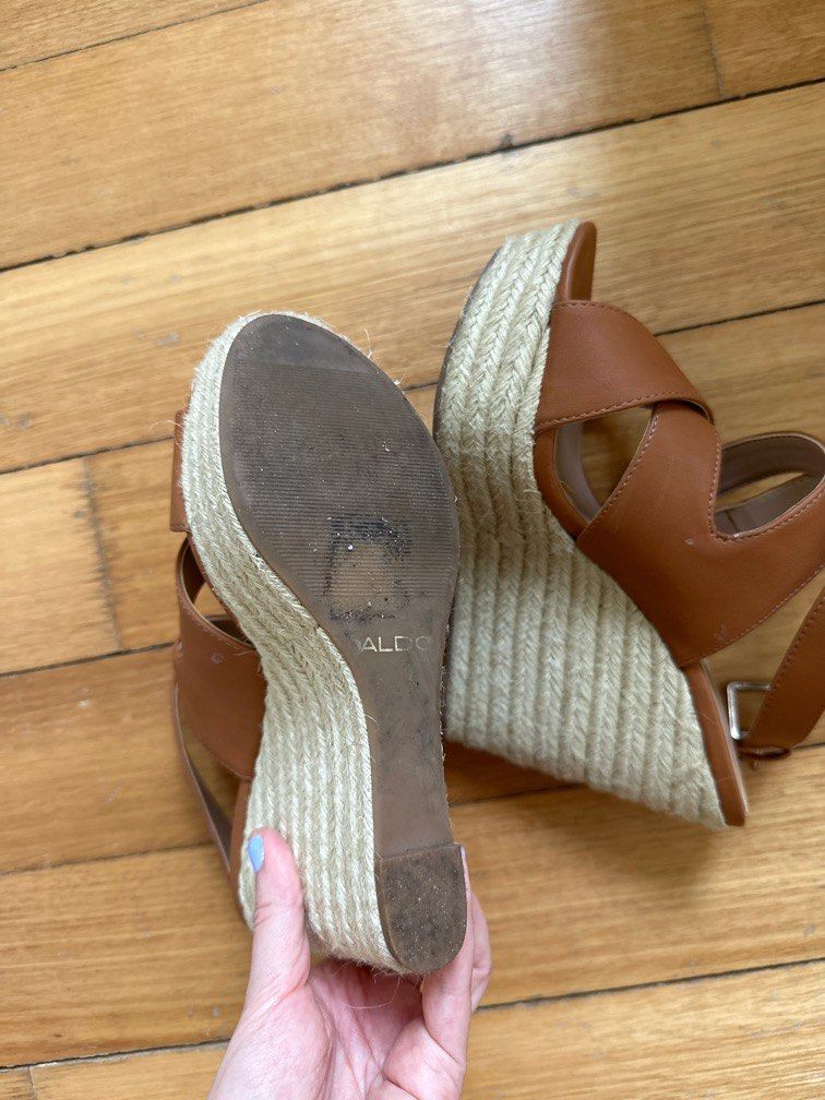 ALDO wedge sandals, Women's Fashion, Footwear, Wedges on Carousell
