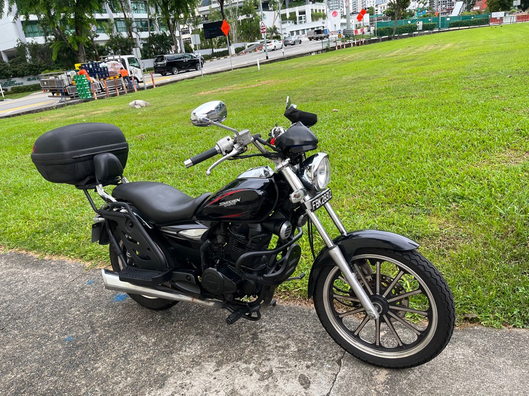 American Style Design 2B Zongshen ZS150 Chopper Bike for sales !!! COE ...