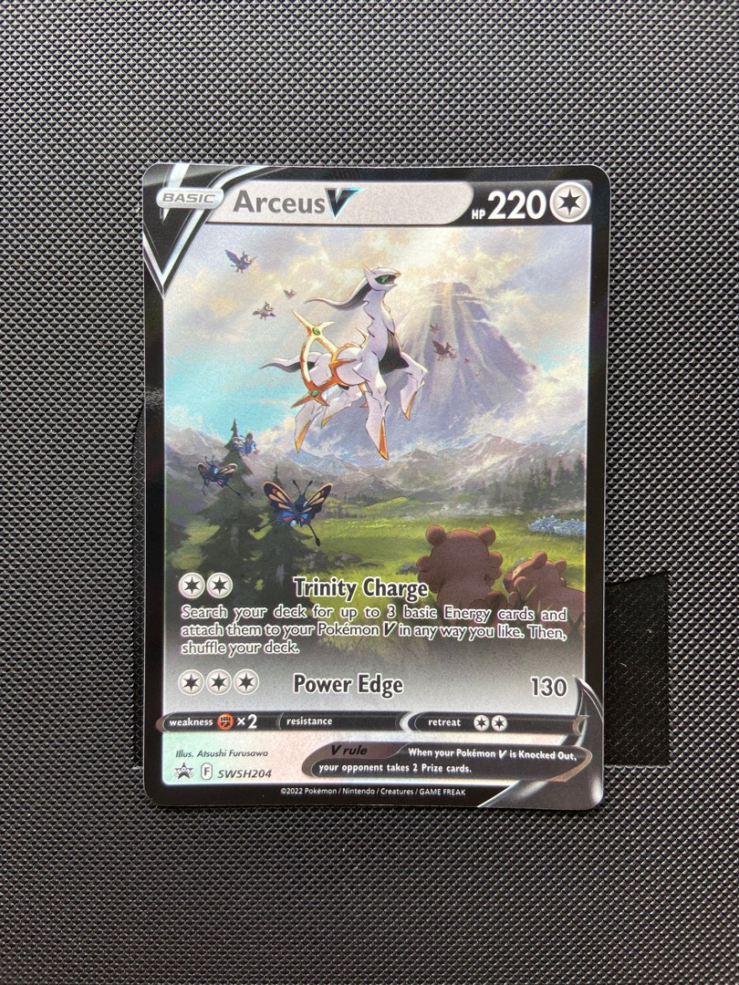 Arceus V Promo - Pokemon Card, Hobbies & Toys, Toys & Games on Carousell