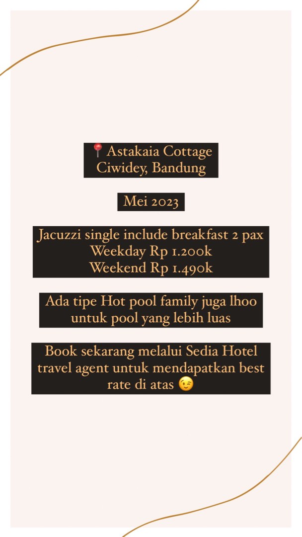 ASTAKAIA COTTAGE CIWIDEY, Tiket & Voucher, Kartu Hadiah & Voucher di ...