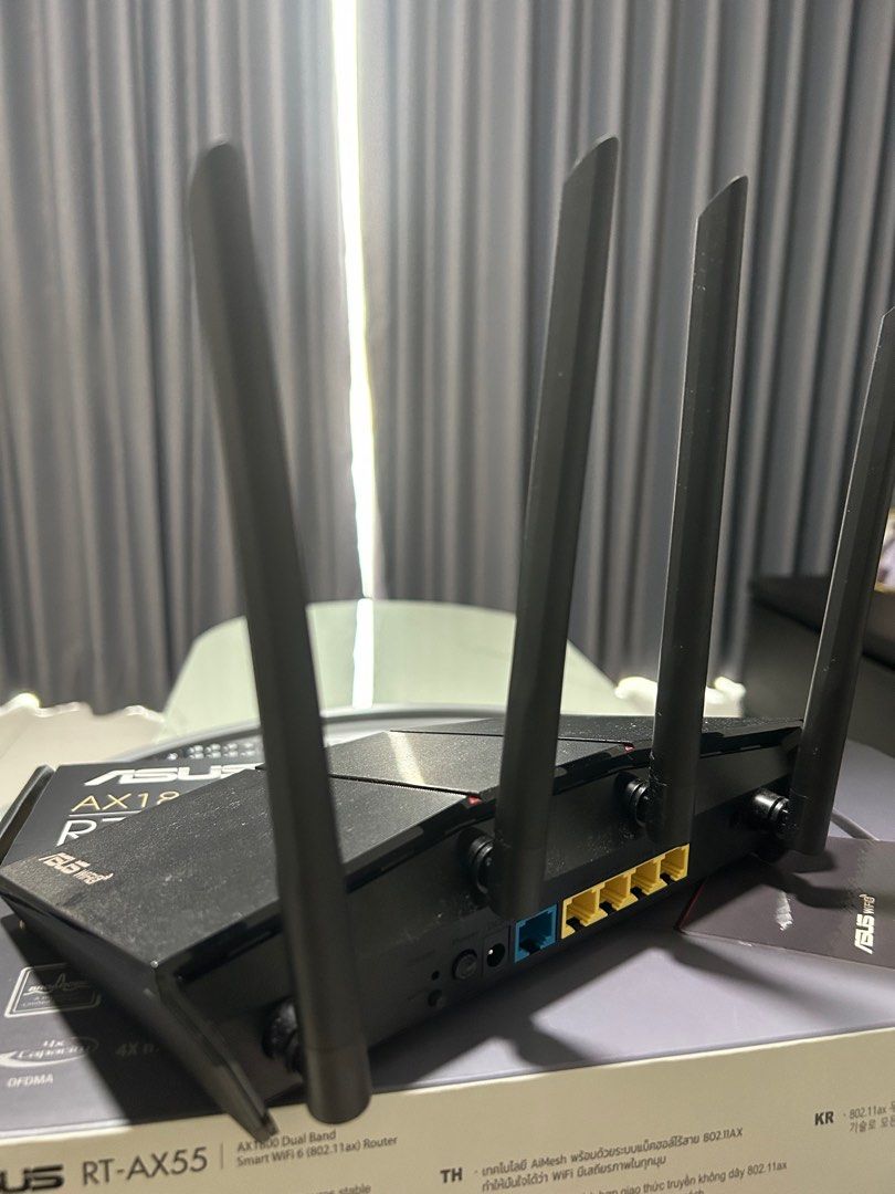 Asus router AX 55 wifi 6, Computers & Tech, Parts & Accessories ...