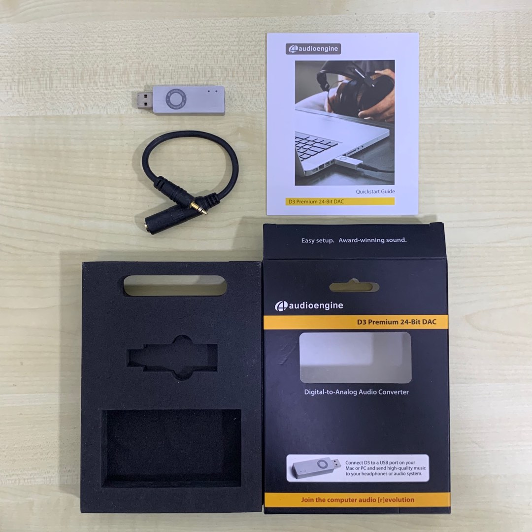 Audioengine D3 Premium 24-Bit External DAC (Digital-to-Audio-Converter ...