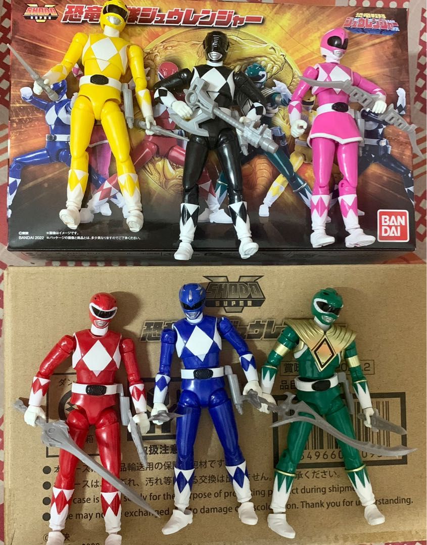 Bandai Power Rangers Set, Hobbies & Toys, Toys & Games on Carousell