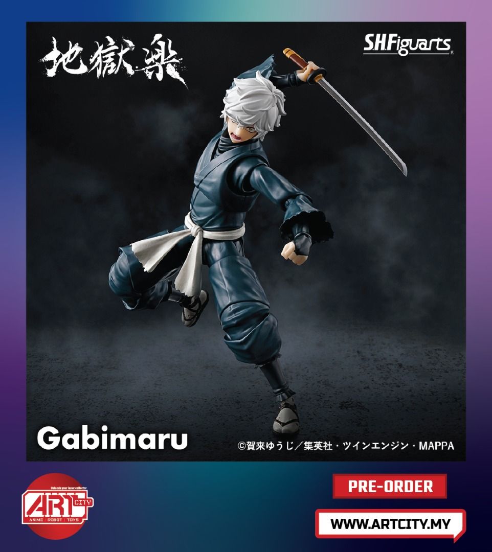 Bandai S.H.Figuarts - SHF Gabimaru - Hell Paradise - Jigokuraku ...