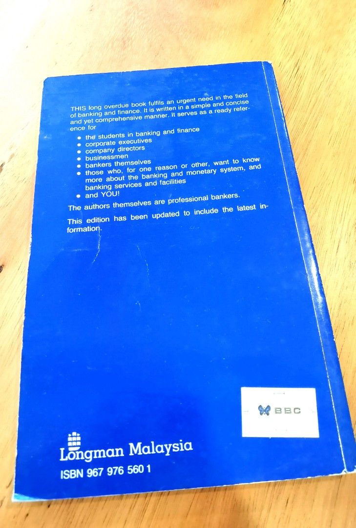 Banking In Malaysia Book By Johnson Pang Nathaniel G Year 1985, Hobbies ...
