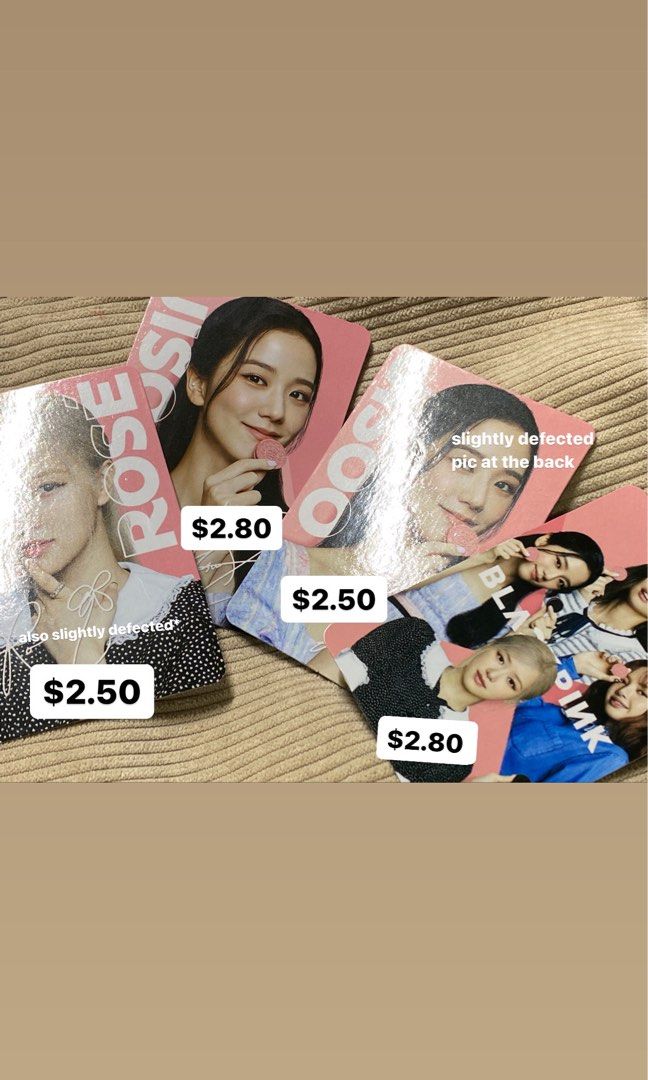 blackpink oreo cards( cheap), Hobbies & Toys, Memorabilia ...