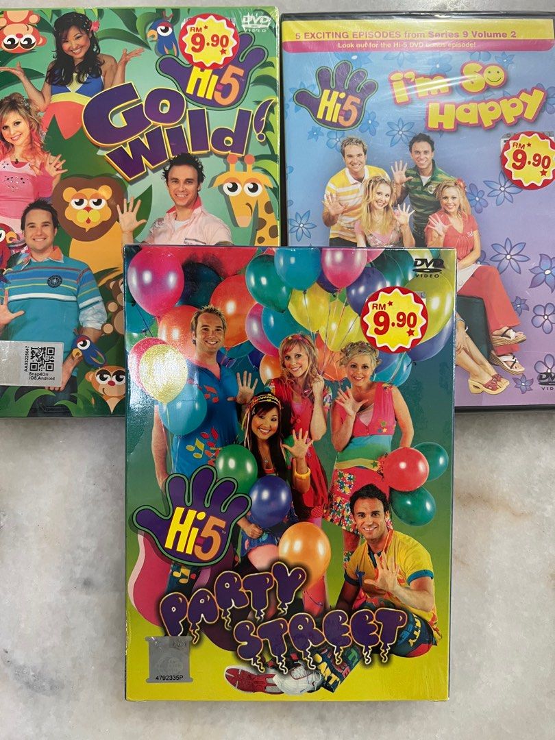 Brand New Hi5 dvds, Hobbies & Toys, Music & Media, CDs & DVDs on Carousell