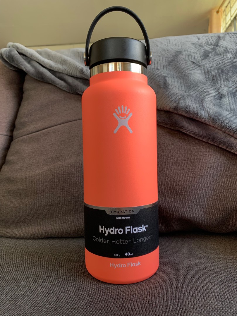 BRAND NEW LIMITED EDITION 40 OZ HYDRO FLASK CORAL RED on Carousell