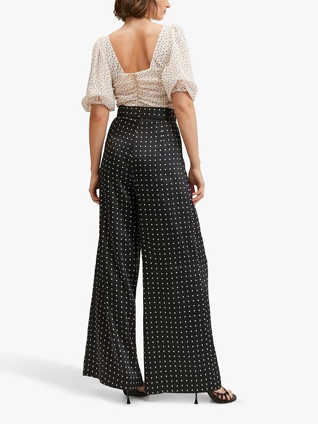 Brand New Mango Palazzo Pants, Women's Fashion, Bottoms, Other Bottoms ...
