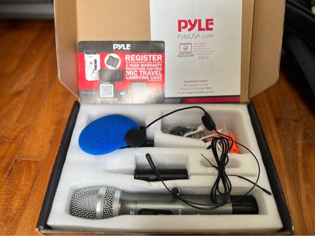 Brand New PYLE microphone system, Audio, Microphones on Carousell