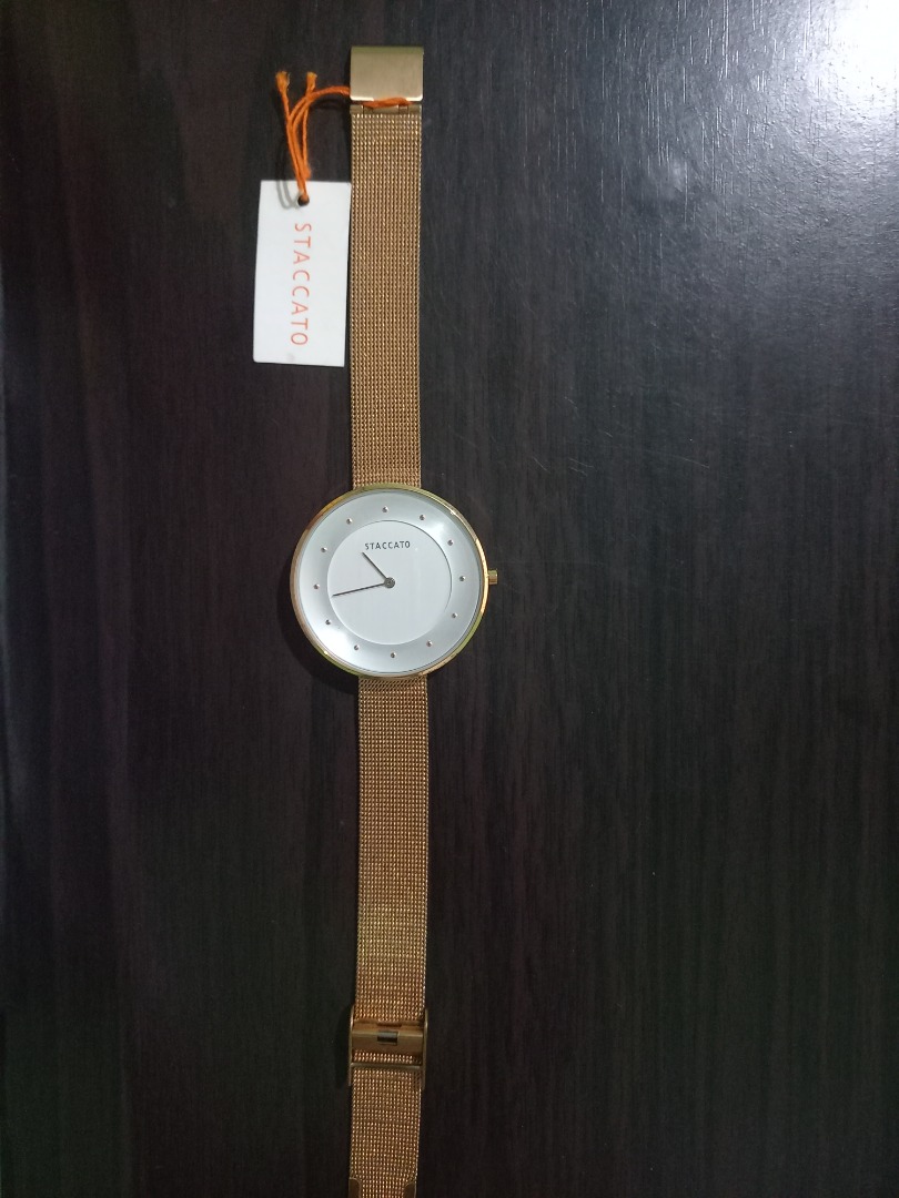 {BRAND NEW] Staccato Rose Gold watch on Carousell