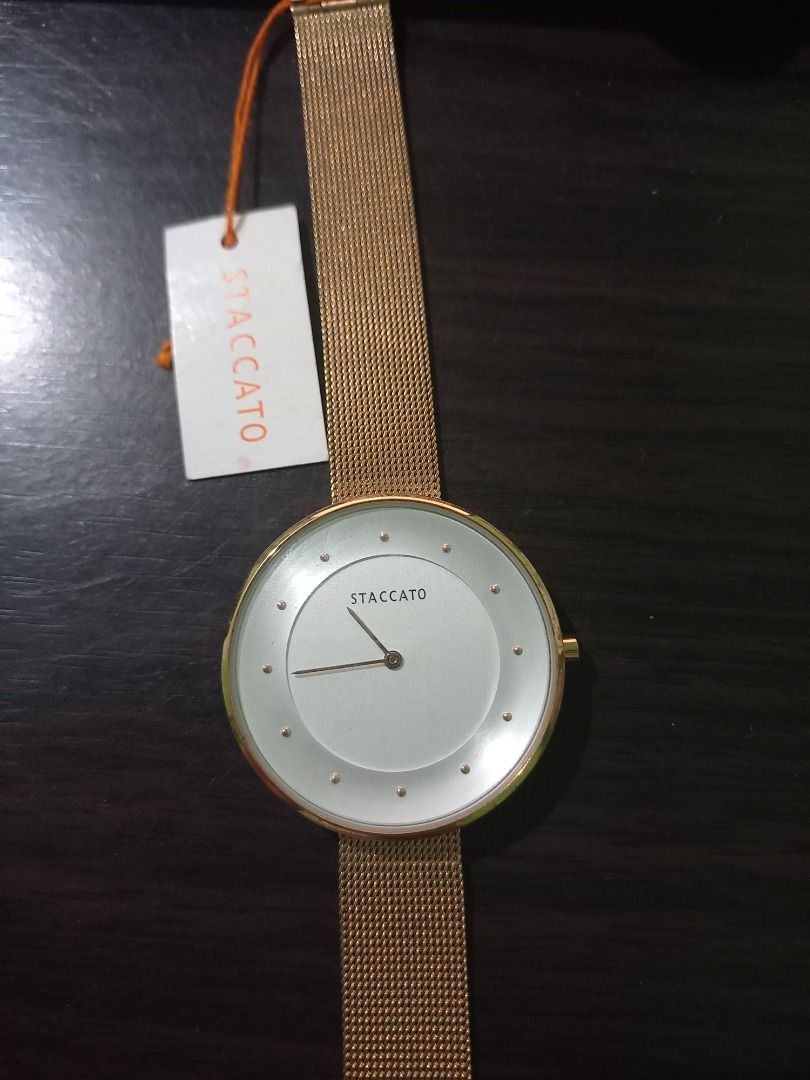 {BRAND NEW] Staccato Rose Gold watch on Carousell