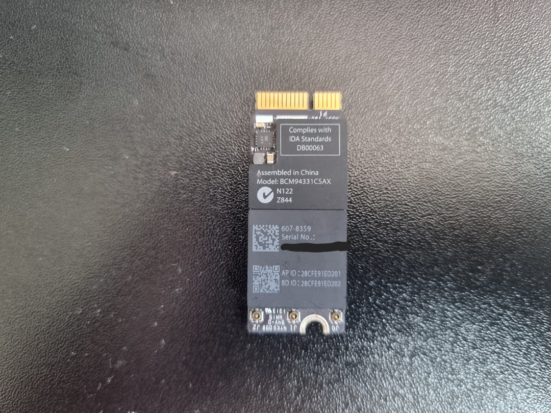 Broadcom Bcm94331csax Bluetooth Wireless Wifi Card Module 802.11 N for ...