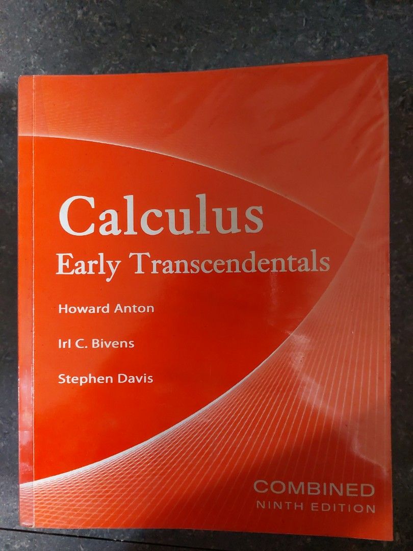 Calculus Early Transcendentals by Howard Anton, Hobbies & Toys, Books ...
