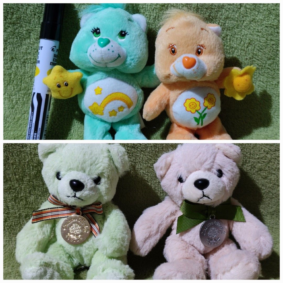 CAREBEARS & BEARS Mini Stuffed Toy Set, Hobbies & Toys, Toys & Games on ...