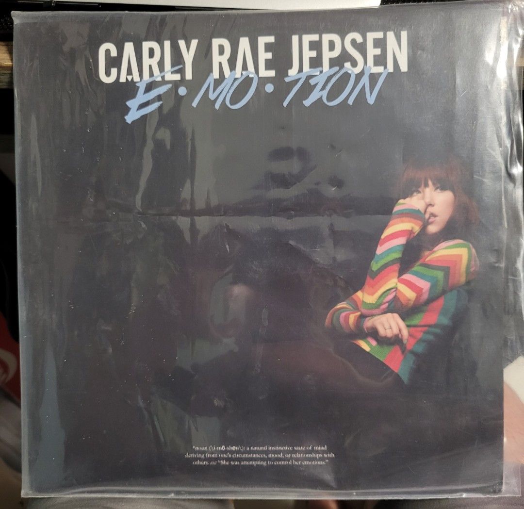 Carly Rae Jepsen - E. MO. TION Black Vinyl, Hobbies & Toys, Music & Media, Vinyls on Carousell