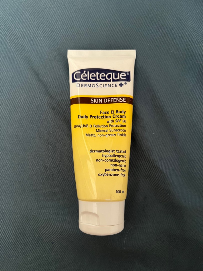 Celeteque Skin Defense Face and Body Daily Protection Cream with SPF 50 ...