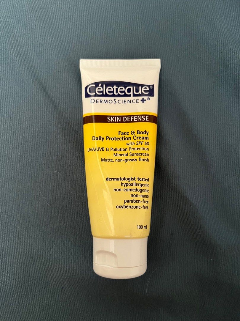 Celeteque Skin Defense Face and Body Daily Protection Cream with SPF 50 ...