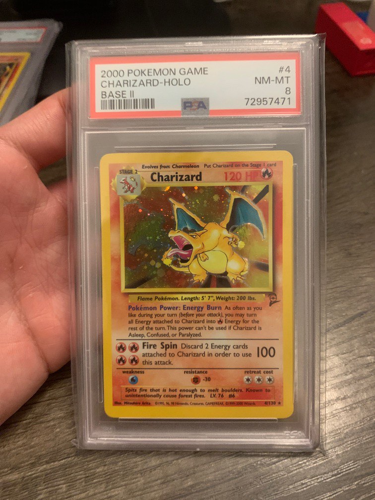 Charizard Base Set 2 PSA 8, Hobbies & Toys, Memorabilia & Collectibles ...