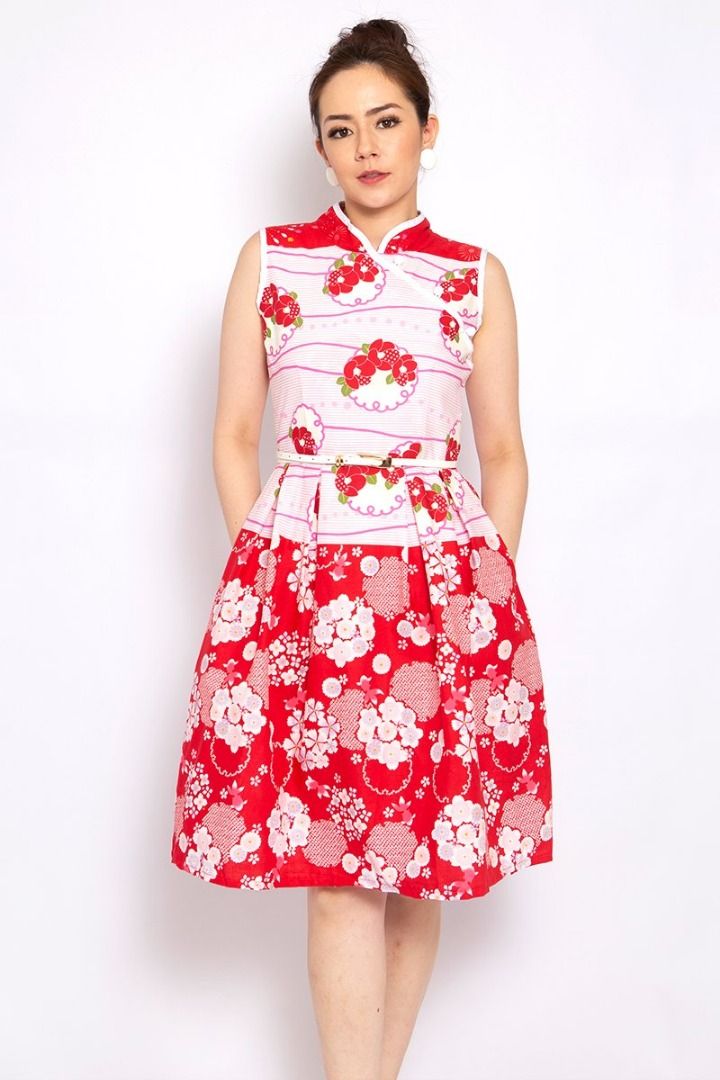 Charmed on 9th Ave Ichika Red Orient (Tall) Dress, Women's Fashion ...