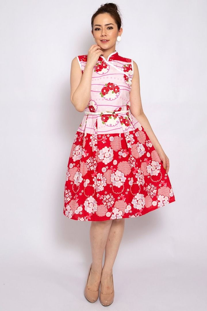 Charmed on 9th Ave Ichika Red Orient (Tall) Dress, Women's Fashion ...
