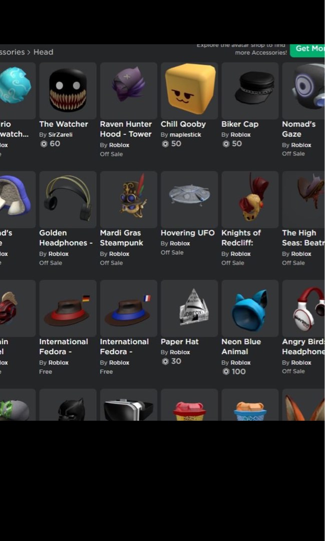 CHEAP ROBLOX AA ACCOUNT, Video Gaming, Video Games, Others on Carousell
