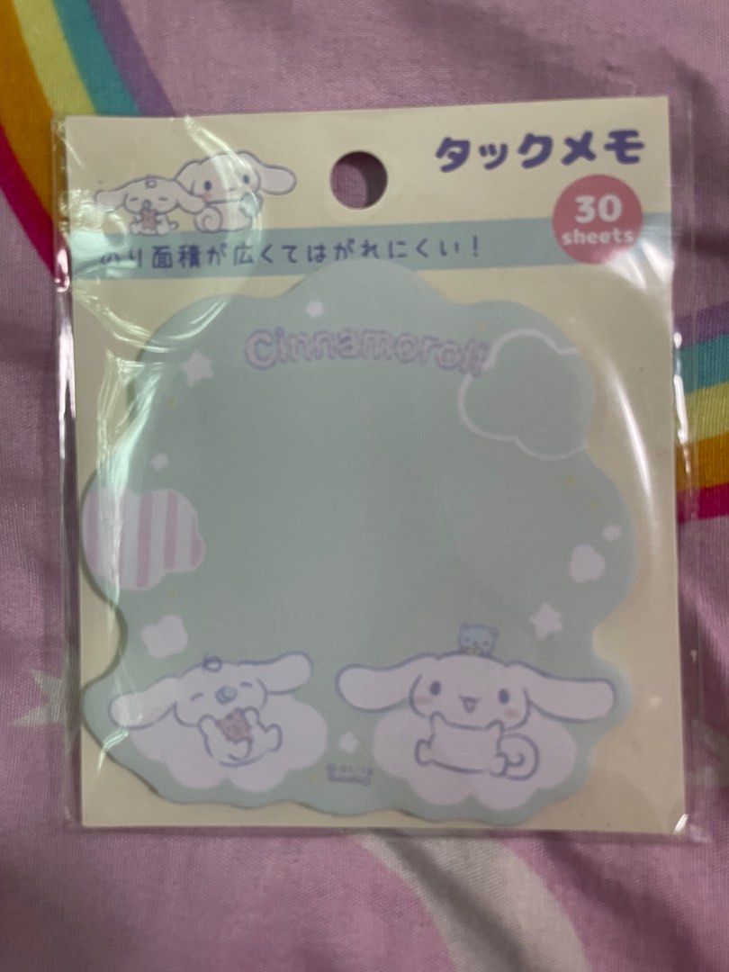 Cinnamoroll Sticky note, Hobbies & Toys, Stationery & Craft, Stationery ...