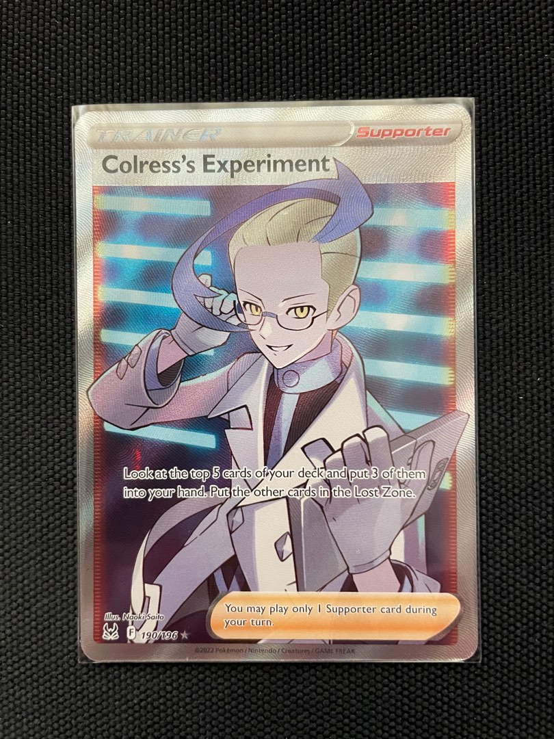 Colress’s Experiment FA 190/196 Pokemon Lost Origin, Hobbies & Toys ...