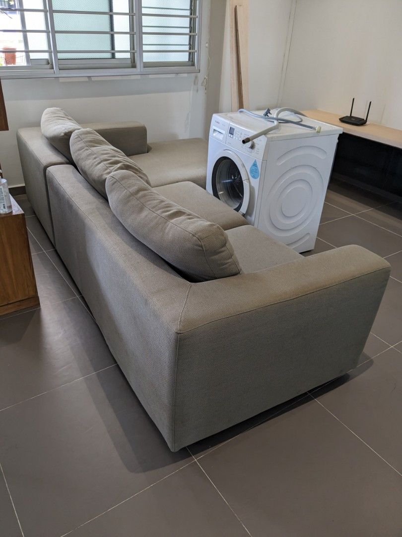 Commune Windsor Fabric L-Shaped Sofa, Furniture & Home Living, Furniture, Sofas on Carousell